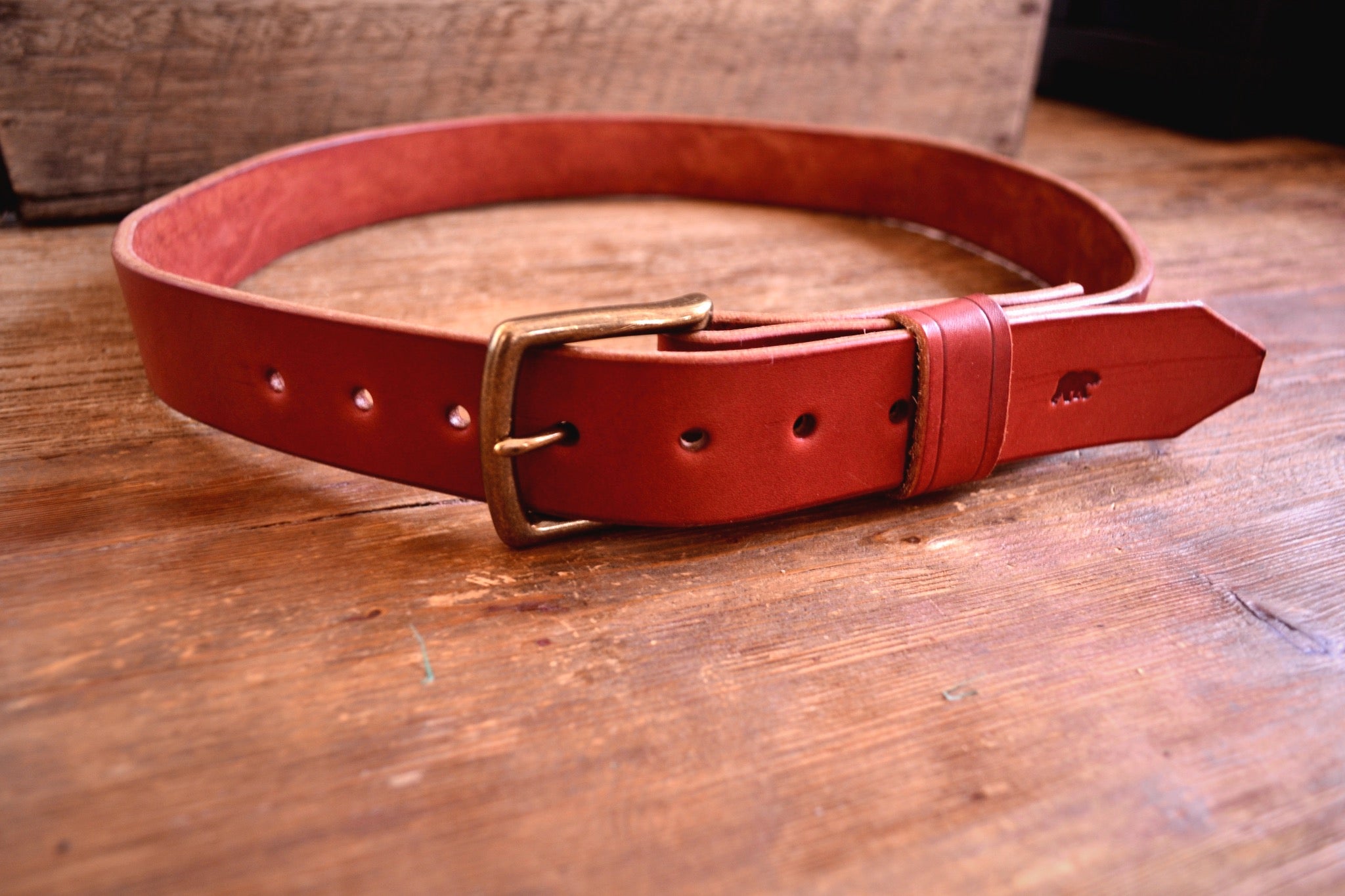 Bear Belt | Australian Handcrafted Leather Belt | Bear's Leather ...