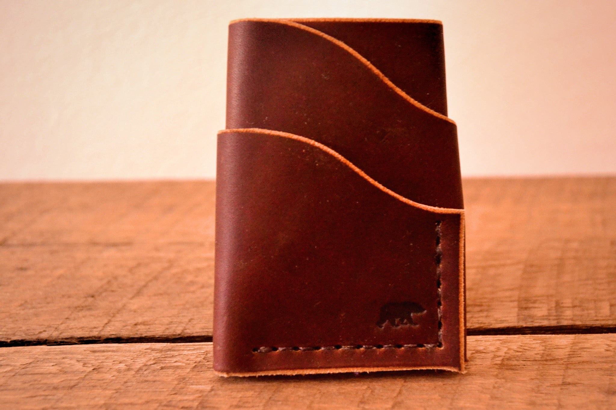 Wrap Wallet Chromexcel | Handcrafted Minimalist Leather Wallet | Bear's ...