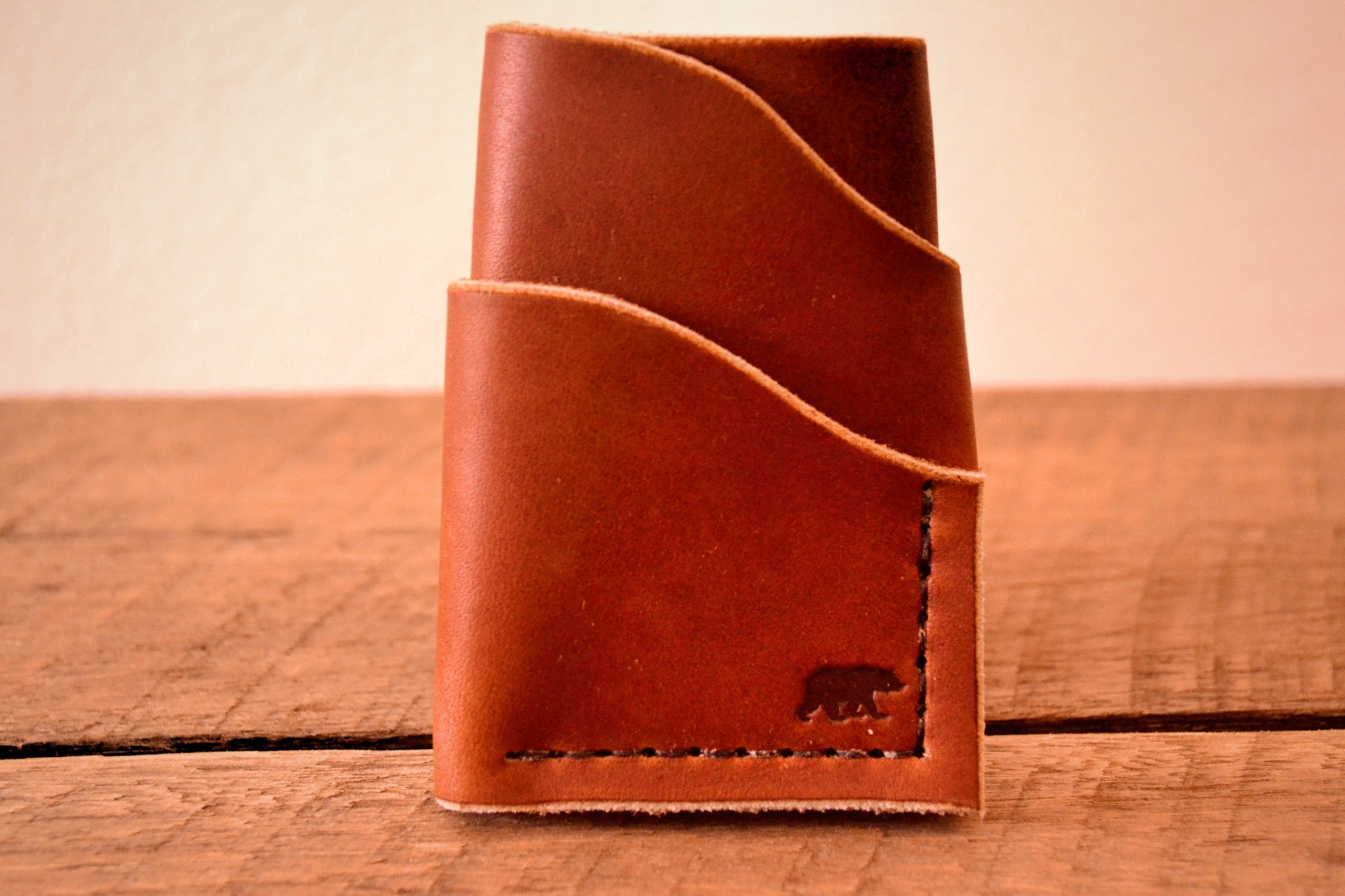 Wrap Wallet Chromexcel | Handcrafted Minimalist Leather Wallet | Bear's ...